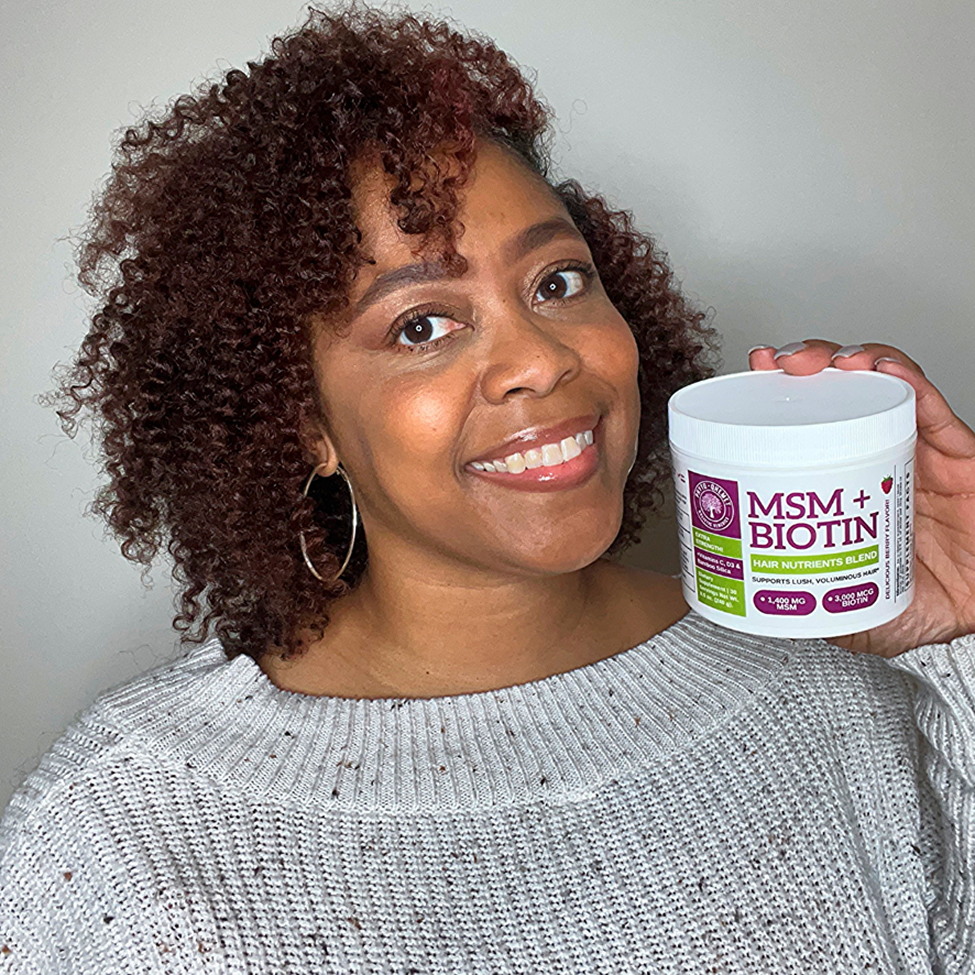 MSM + BIOTIN | Hair Nutrients Blend – Qhemet Biologics