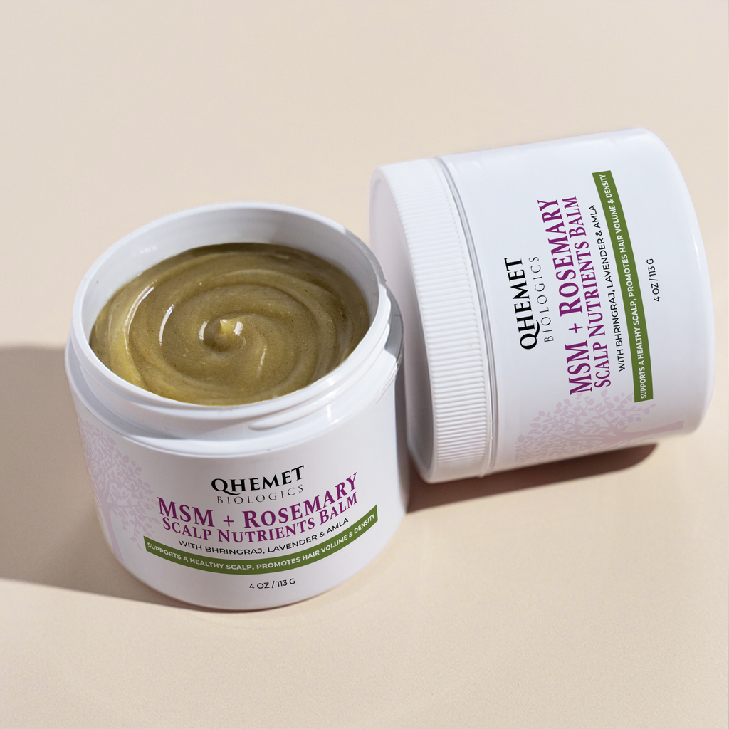 MSM + ROSEMARY | Scalp Nutrients Balm – Qhemet Biologics