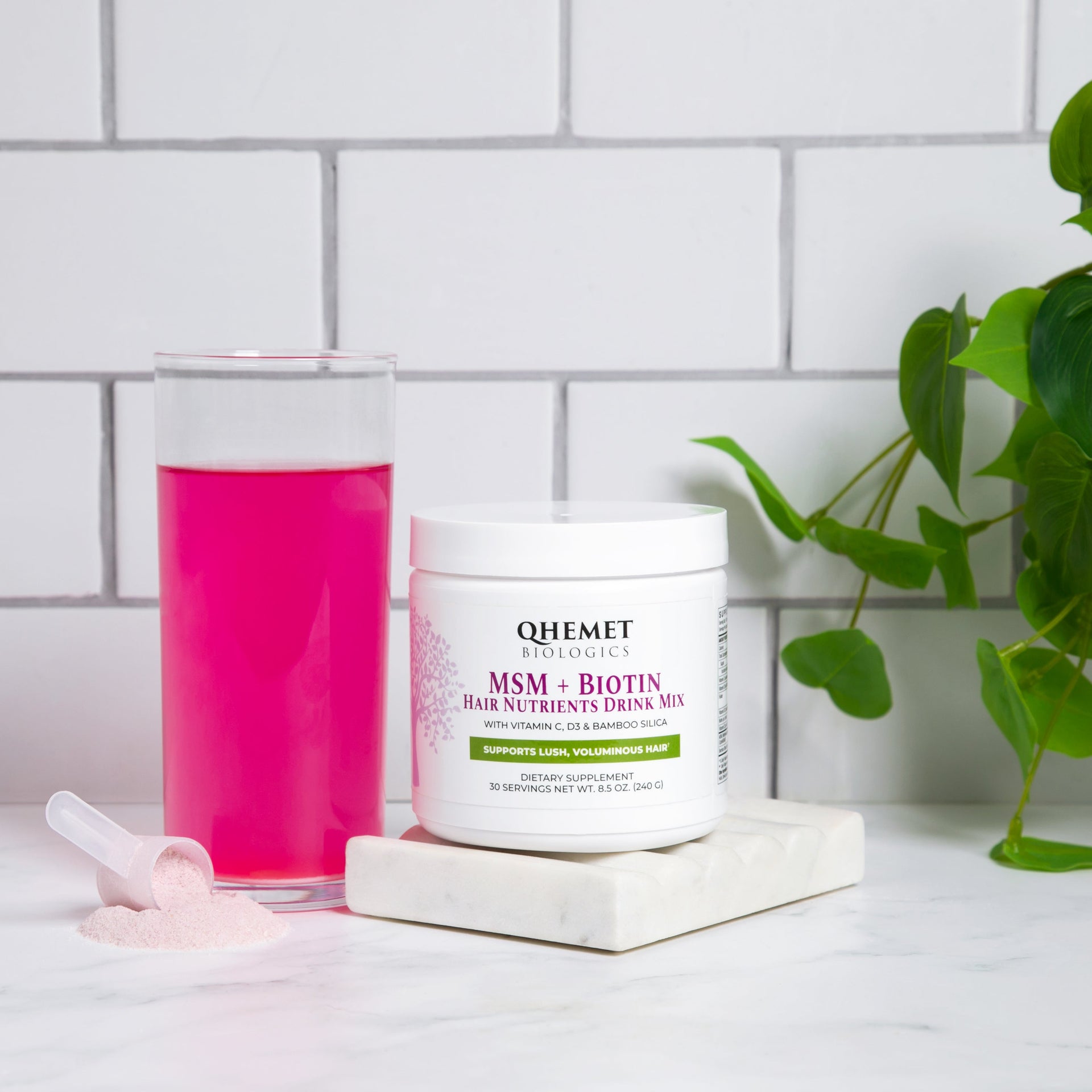 MSM + BIOTIN | Hair Nutrients Drink Mix – Qhemet Biologics