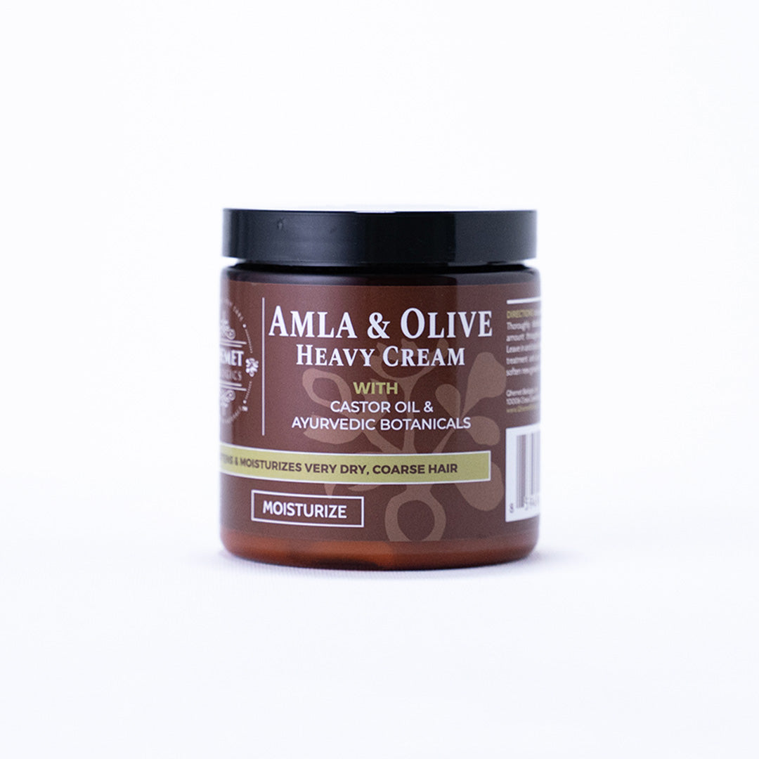 Amla & Olive Heavy Cream Moisturizer for 4C Hair – Qhemet Biologics